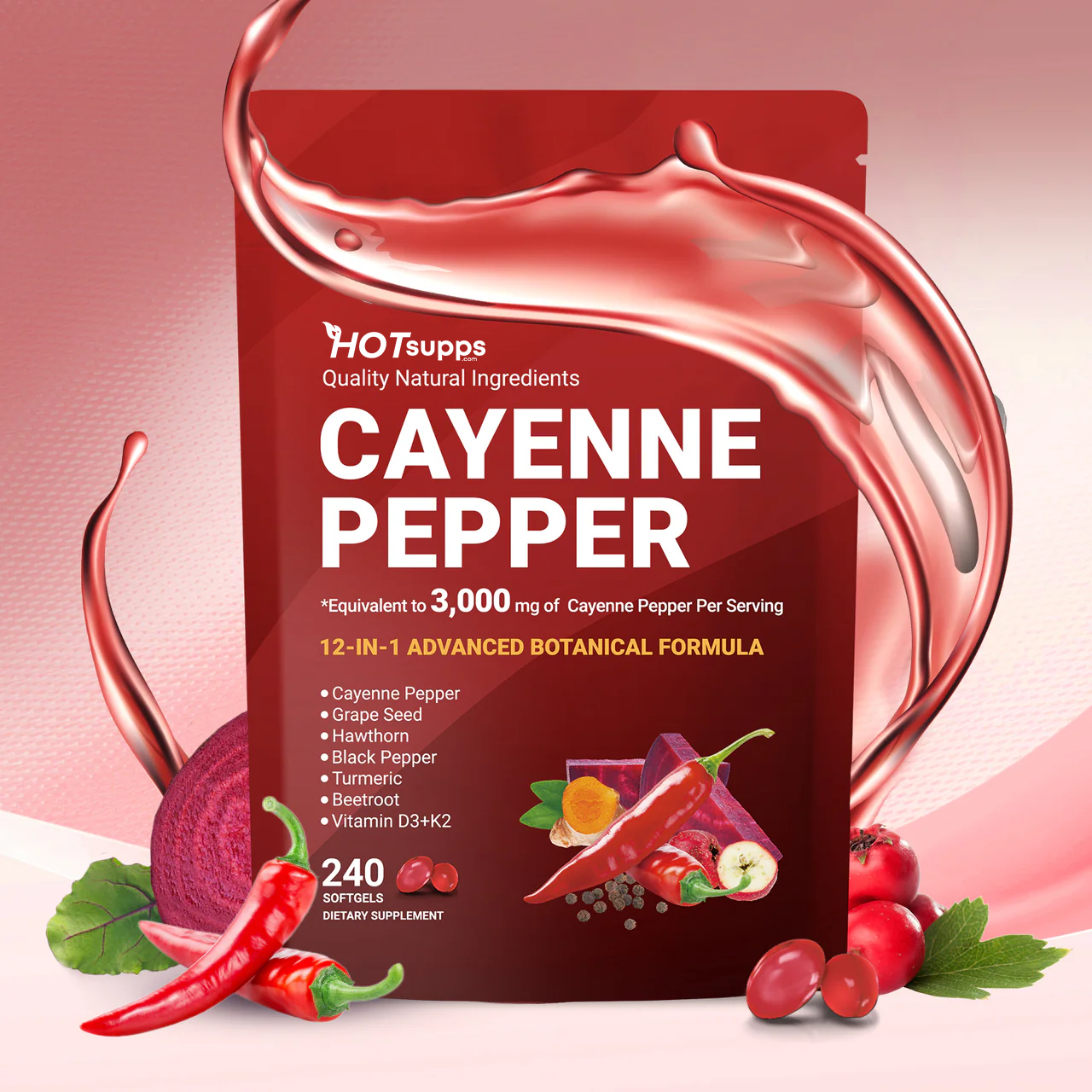 Original Cayenne Pepper + Hawthorn SoftGels – HotSupps